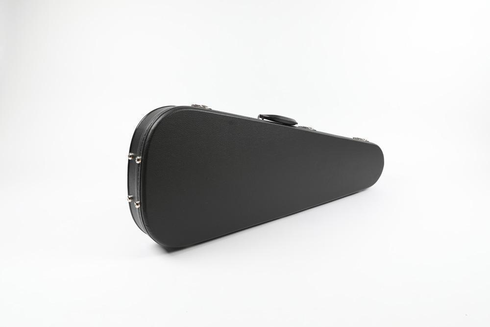 Teardrop Black Tolex Case w/ Burgundy Soft Plush for Strat/Tele Styles ...