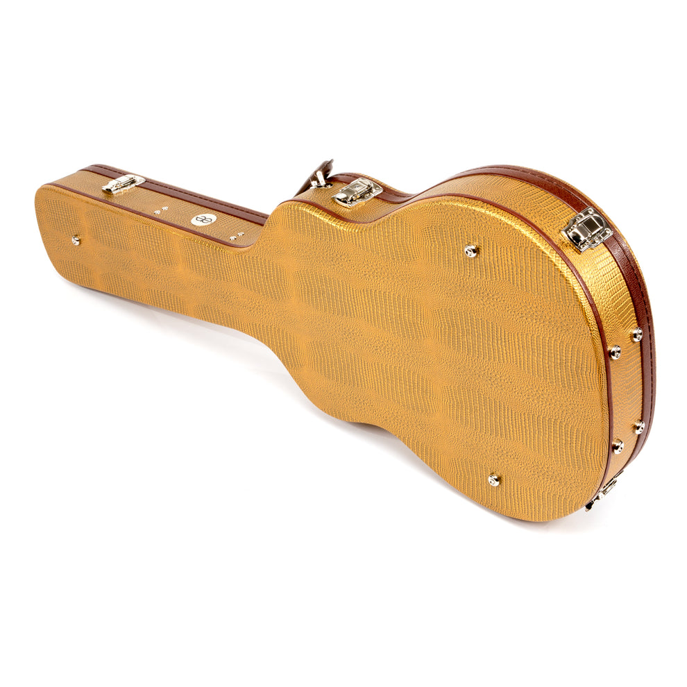 Allen Eden Alligator Leather 335 Case with Alligator Tolex/Leopard Int ...